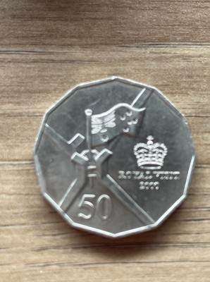 2000 FIFTY CENT COIN. Fifty Cent MILLENNIUM YEAR - CIRCULATED 50c Coin ...