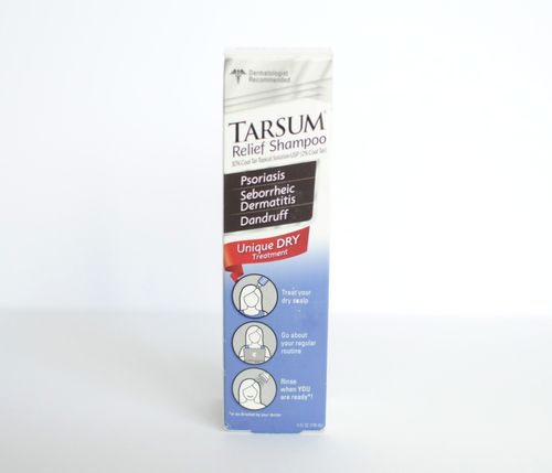 Tarsum Relief Shampoo Dry Treatment Coal Tar 4 oz Dandruff Psoriasis ...