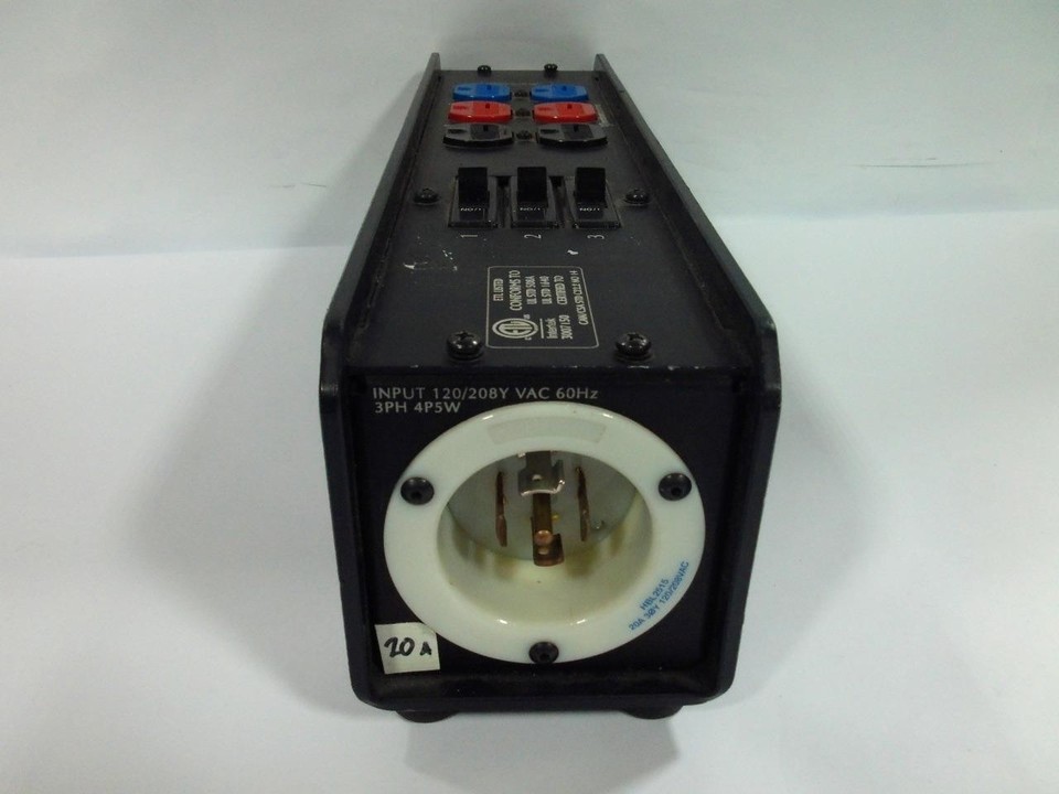 Motion Labs 1150-01-107-409-0001 Stringer Box Breakered 20A 120/208Y ...