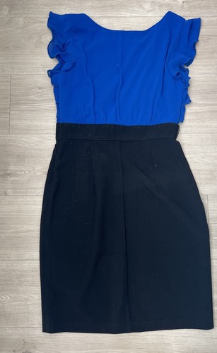 NWT Maurice’s 24/7 Mini Dress Women’s Size M (5/6) Blue & Black Casual ...
