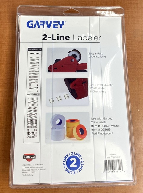 Garvey 2 Line Gun Labeler for sale online | eBay