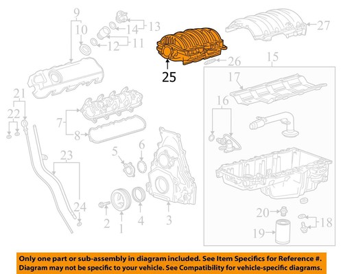 GM OEM 15-24 Escalade ESV Engine Engine Parts-Intake Manifold 12639087 ...