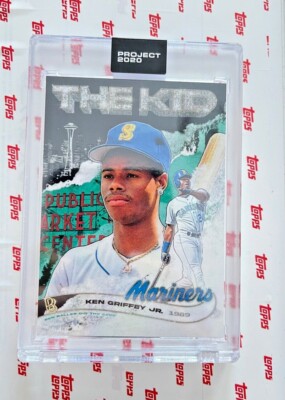 Topps PROJECT 2020 #347 Ken Griffey Jr. by Ben Baller w/Box - PR 11,320 ...