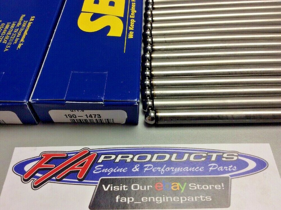 1986 Through 2001 302 5.0 HO Ford Pushrods Set Of 16 SBI 190-1473 | eBay