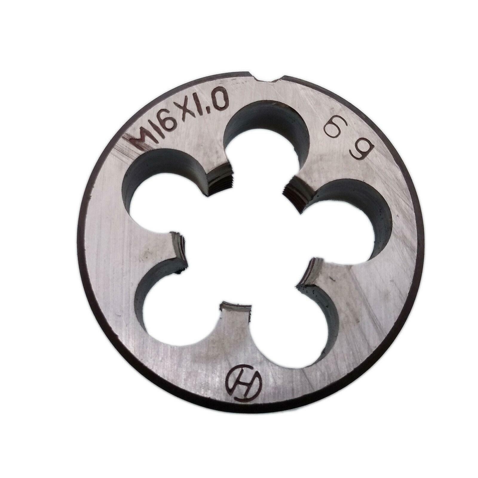 HSS M16 x 1mm Taper & Plug Tap & M16 x 1mm Die Metric Thread Right Hand ...