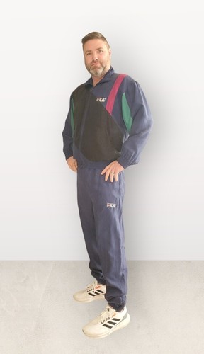 Vintage 80’s Track Suit Fila - 100% Silk - Basketball - Rare - Made In ...