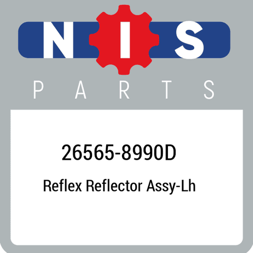 26565-8990D Nissan Reflex reflector assy-lh 265658990D, New Genuine OEM ...