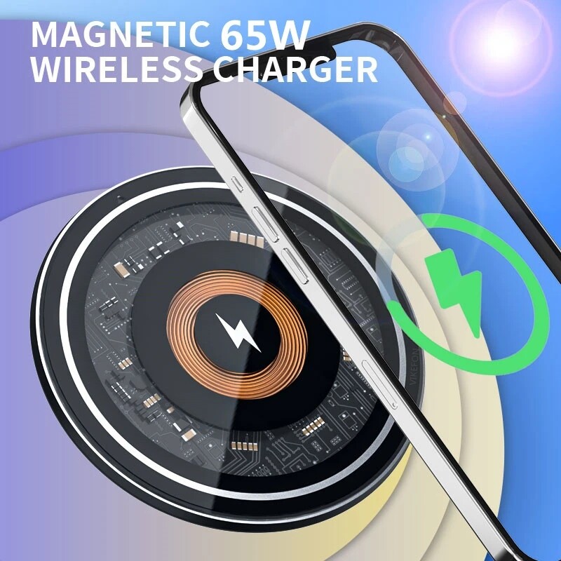 15W fast Wireless Charger Charging Pad Dock For Samsung iPhone Android ...