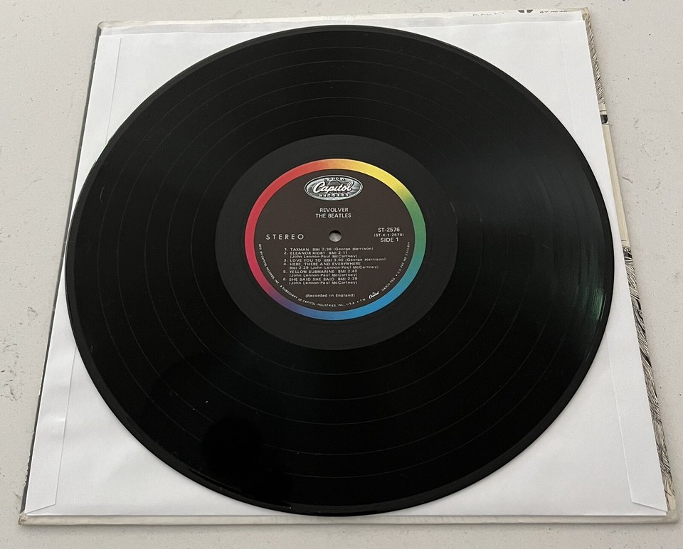 The Beatles~Revolver/LP-NM Vinyl~1969~Capitol Rainbow-Mint Cover/Labels ...