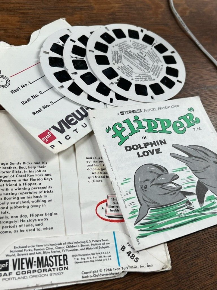 Vintage Flipper TV Show Lot of 2 - Whitman Big Little Book & View ...