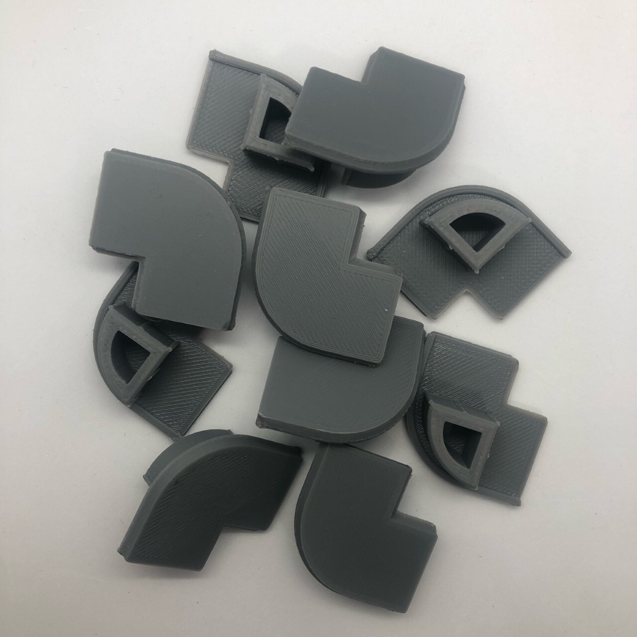 Campervan Motorhome Van Corner Trim Profile 15mm End Caps MULTI PACKS ...