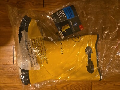 West Chester Over-the-Shoe Rubber Slush Boot, 17", Size 10, Yellow 8200 ...