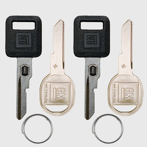 2 New OEM VATS Key B62-P4 GM Logo For Buick Cadillac Chevy Olds' + Door ...
