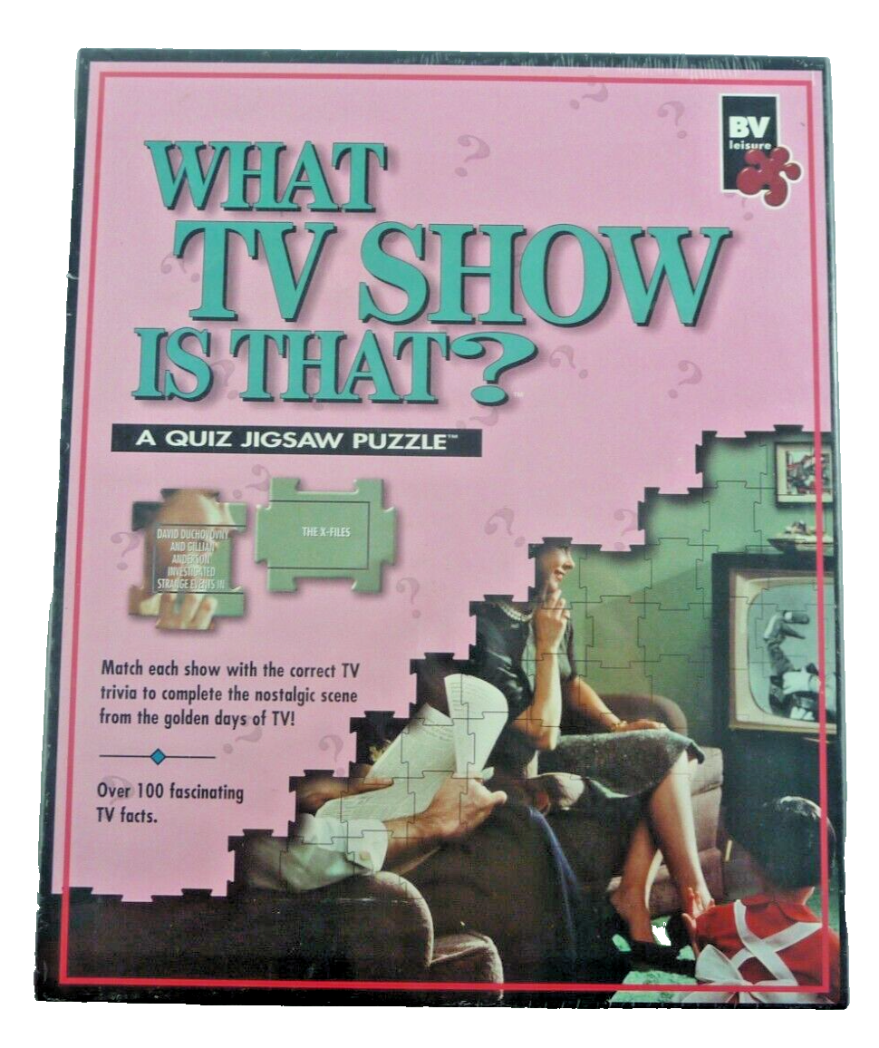 What TV Show Is That A Quiz Jigsaw Puzzle Over 100 Fascinating TV Facts ...