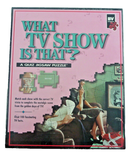 What TV Show Is That A Quiz Jigsaw Puzzle Over 100 Fascinating TV Facts ...