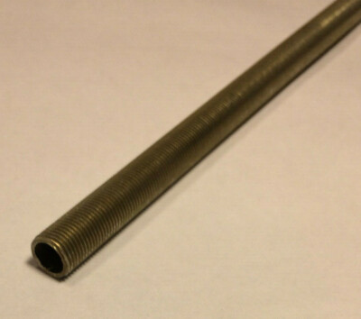 New 36" All Thread Steel Pipe For Lamps & Fixtures, Seamless, 1/8 IP # ...