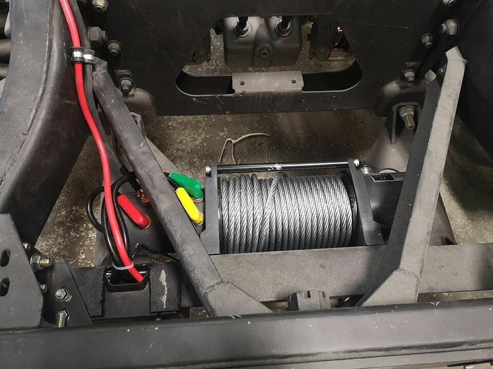 Mile Marker HMMWV HUMVEE 12K ELECTRIC 24V WINCH 12000 lbs Military ...