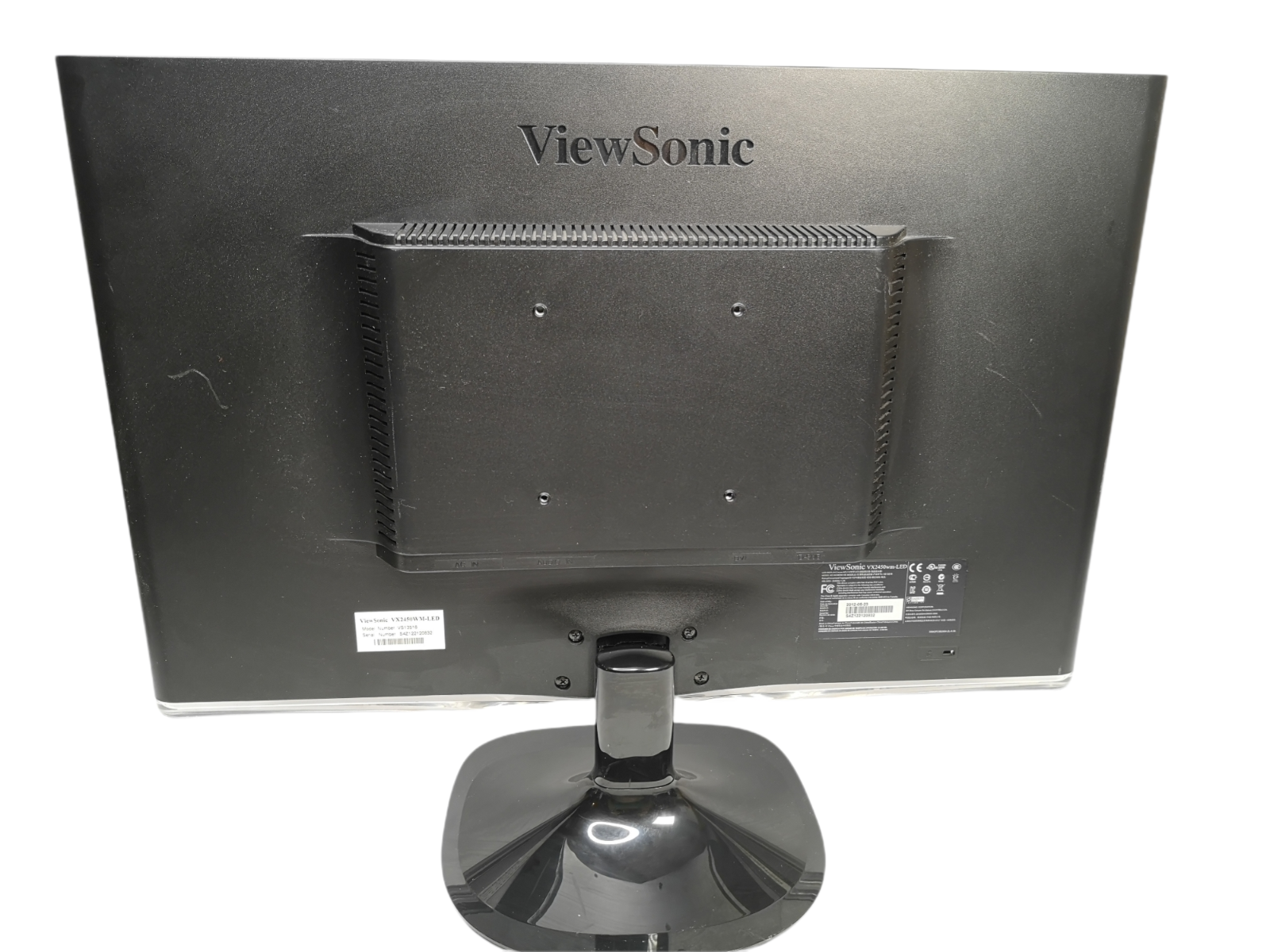 ViewSonic X Series VX2450WM 24" HDMI Widescreen Monitor Model Vs13518 ...