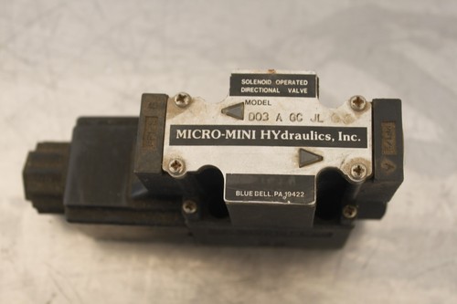 MICRO-MINI HYDRAULICS D03AGCJL SOLENOID VALVE #2 | eBay