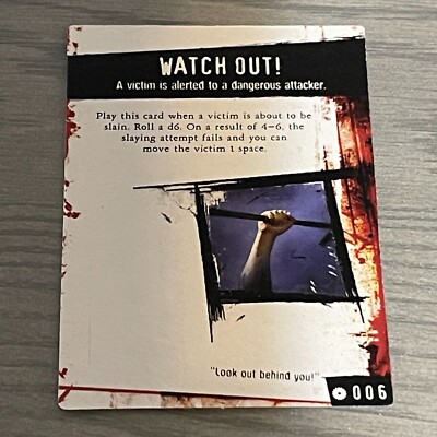 Horrorclix Base Set 006 Watch Out! Plot Card | eBay