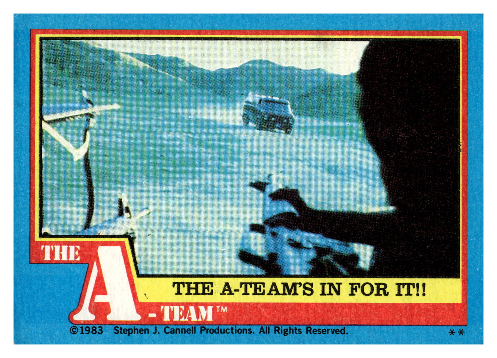 1983 Topps The A Team Original TV Show Card 30 The A Teams in for it | eBay