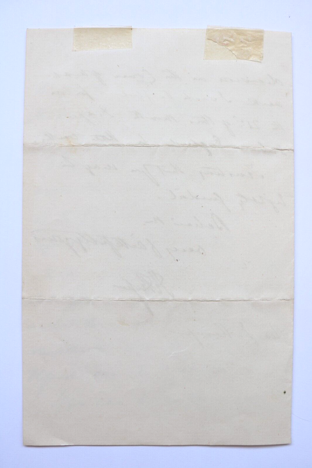 Robert Bickersteth, 1816-1884 Bishop Of Ripon, Signed Letter 1869 To ...