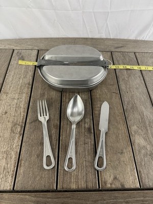 WW2 US Army , USMC Mess Kit With Utensils | eBay