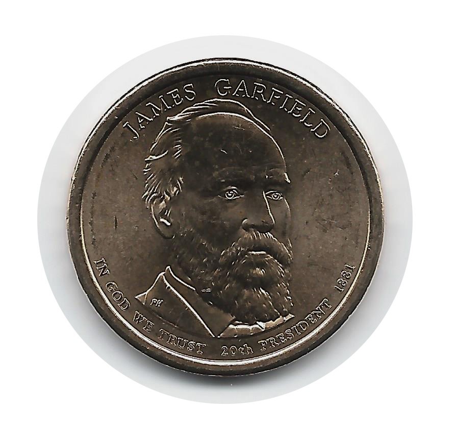 US Dollar, 2011, James Garfield, Presidents PA. USA KM# 502. Set 5 ...