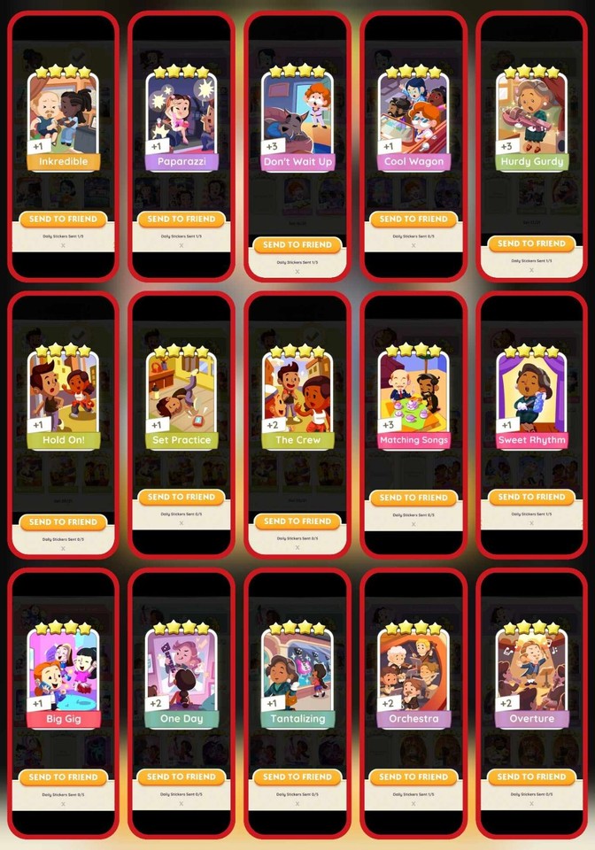 4 Star Sticker Monopoly Go ( READ DESCRIPTION ) | eBay