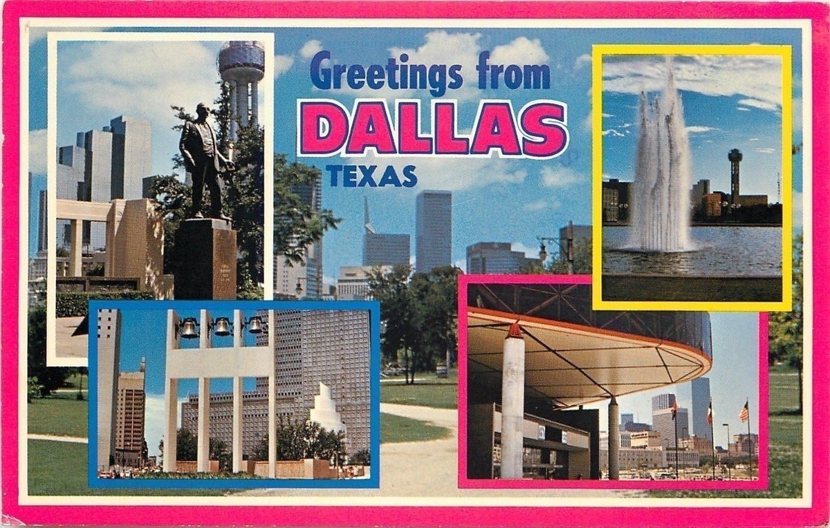 1982 Dallas Texas Skyline