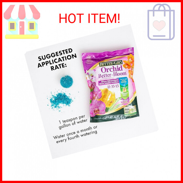 Better-Gro Orchid Better-Bloom 11-35-15 - Urea-Free Bloom Fertilizer ...