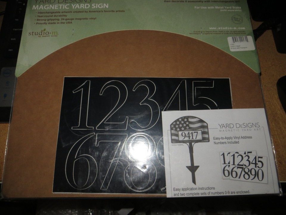 Studio-M Yard Designs Magnetic Yard Sign - Trim a Tree | eBay