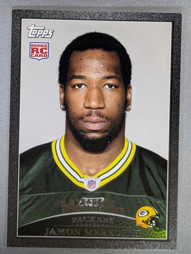 2009 Topps Black - Jamon Meredith #377 (RC) Packers Rookie /54 | eBay