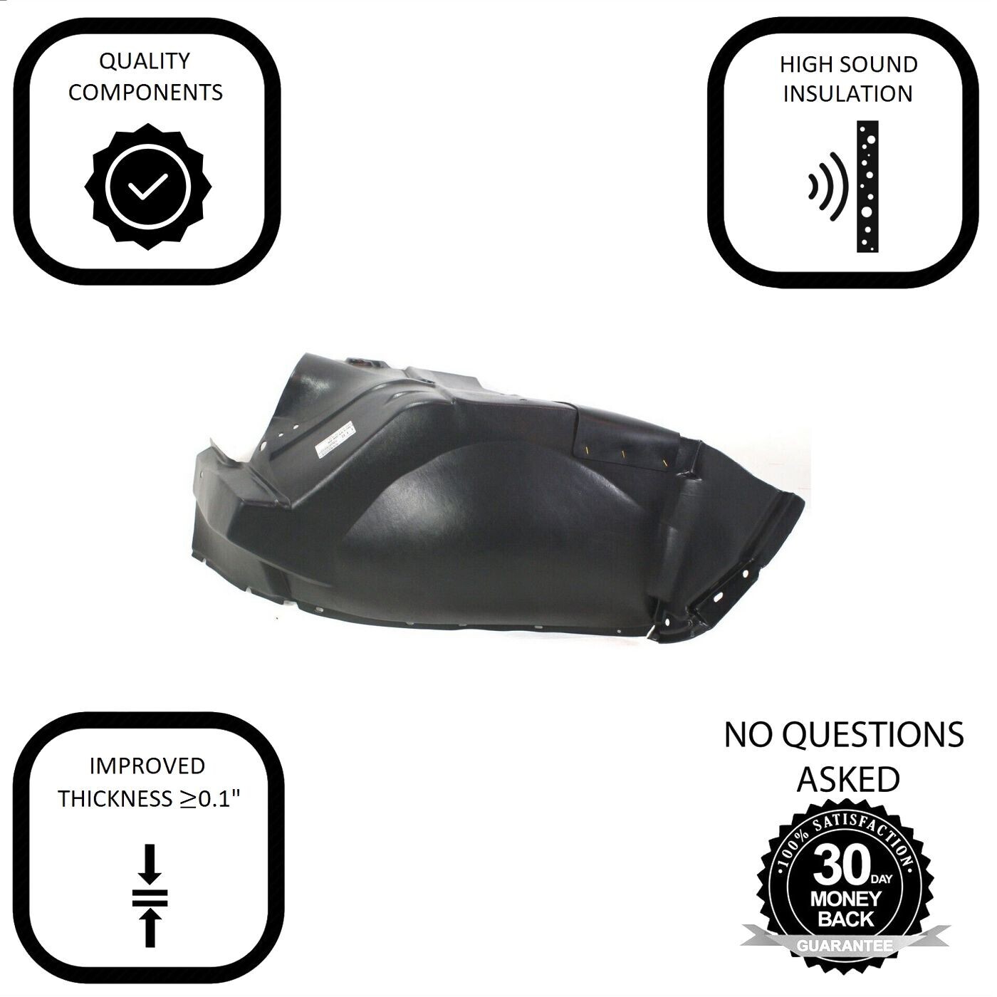 Front Right Passenger Side Fender Liner For 2008-2017 Buick Enclave ...