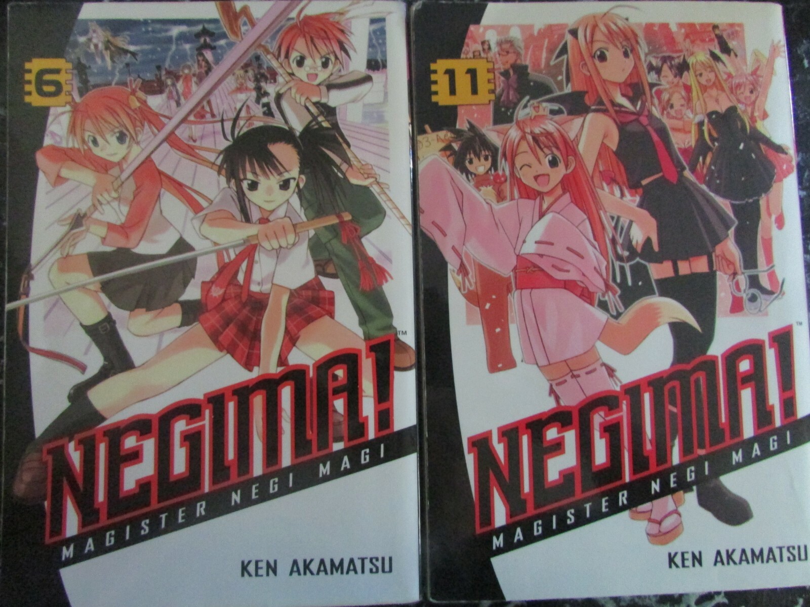 NEGIMA! Vol 6 & 11 MANGA Paperback in English KEN AKAMATSU Free Ship ...