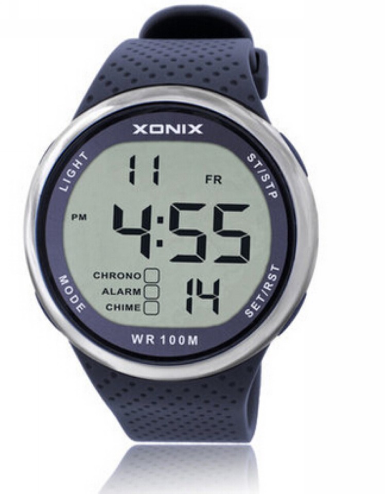 Xonix Men Sports Watch Digital WR100M Swim watch Led Light Outdoor ...