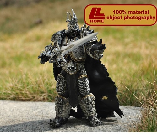 Hot Game WOW Fall of The Lich King Arthas Menethil Figure Statue Toy ...