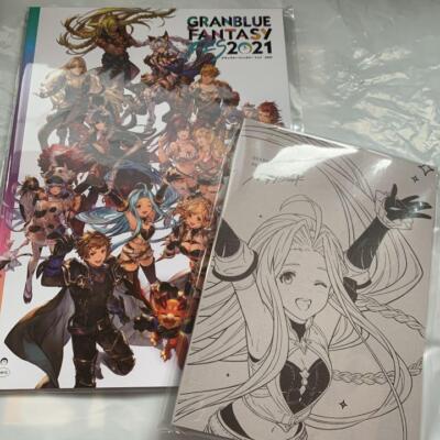 Granblue Fantasy Fes 2021 Pamphlet Art Book with UNUSED Evoker Set ...