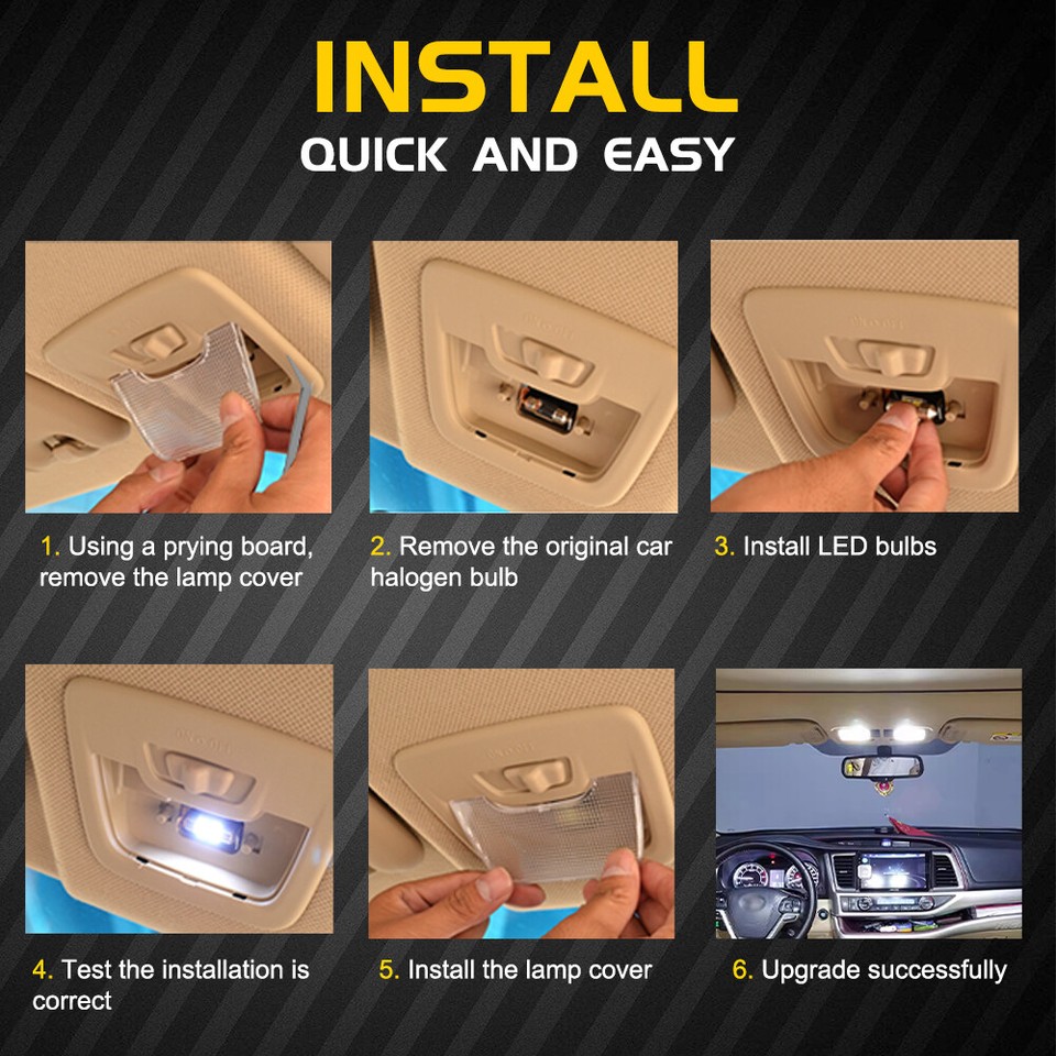 LED Interior Light Bulbs For Alfa Romeo 156 159 166 147 Giulietta Mito ...