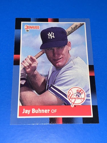 1988 Donruss JAY BUHNER Rookie Card #545 New York Yankees Set Break NM ...