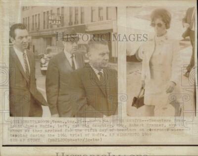 1969 Press Photo Teamster President James Hoffa & Barbara Crancer ...
