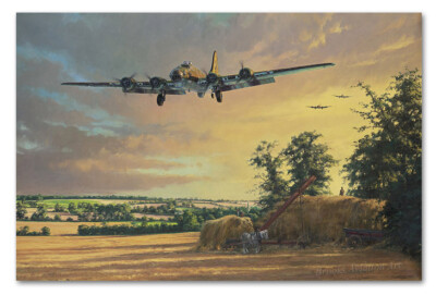 A Welcome Return - art print by Anthony Saunders - B-17 | eBay