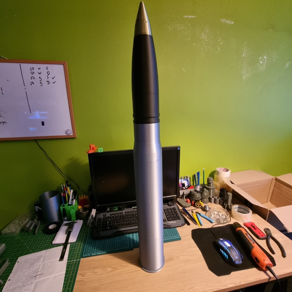 Fullsize replica Flak 88mm Shell 3D printed model Stash Desk Cosplay | eBay