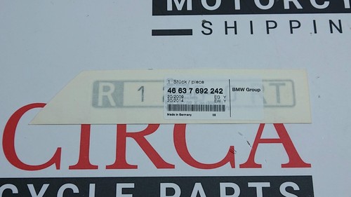 BMW R1200 RT 05-10 Right Lettering 46637692242 | eBay Australia