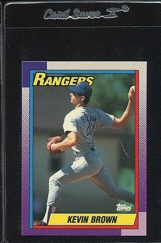 1990 TOPPS TIFFANY #136 KEVIN BROWN TEXAS RANGERS | eBay