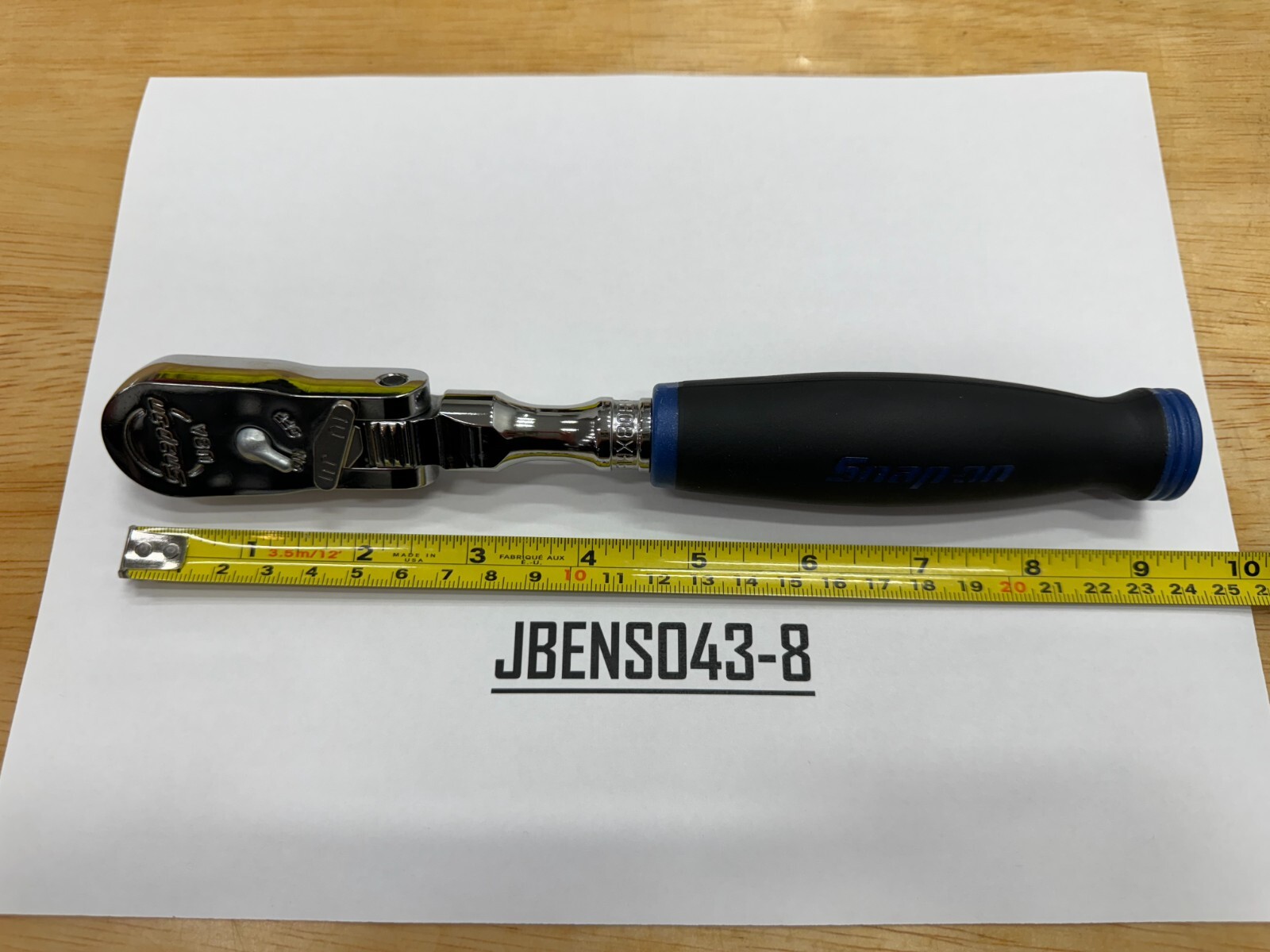 Snap-on Tools POWER BLUE 3/8" Drive Soft Grip Locking Flex Head Ratchet ...