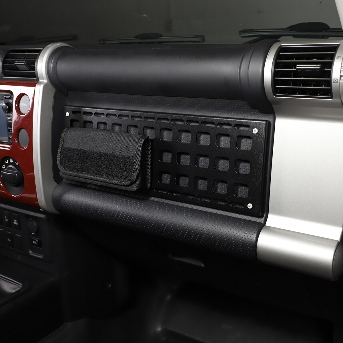 Passenger Dash Alloy MOLLE Panel Bracket Modular Storage Fits FJ ...