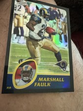 Marshall Faulk Football Trading Card Checklist