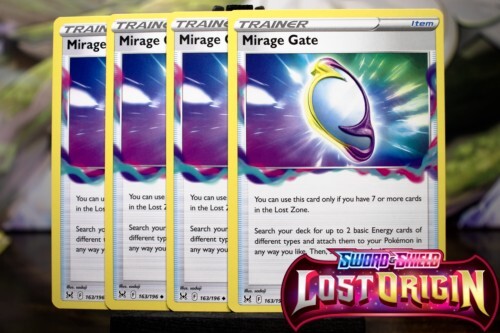 4x Mirage Gate 163/196 Pokemon TCG SWSH11 Lost Origins Near Mint Fast ...