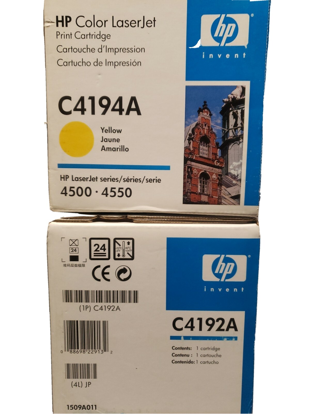 HP Laserjet Set Of 4 Cartridge C4192A C4191A C4193A C4194A Toner ...